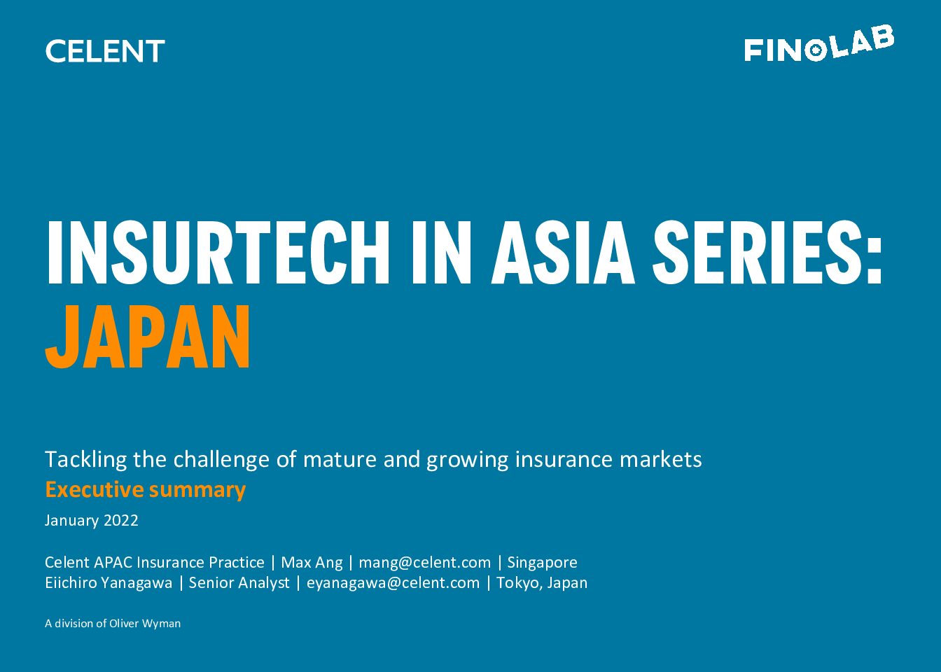 EN_Celent_Finolab_InsurtechJapan_ExecSum | FINOLAB - THE FINTECH CENTER ...